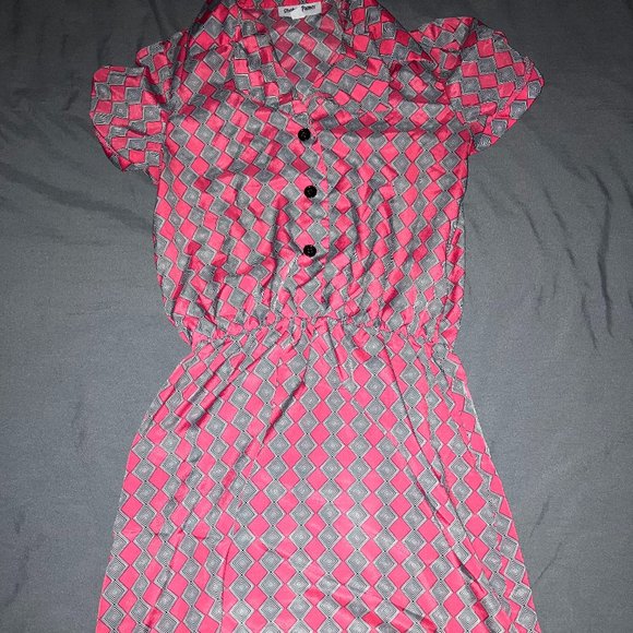 Shelby & Palmer | Dresses | Funky Neon Pink Patterned Dress Size 6 ...